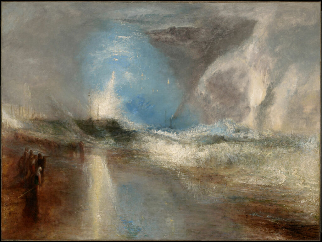 Turner, Rockets and Blue Lights (1840) - Replikka.Art