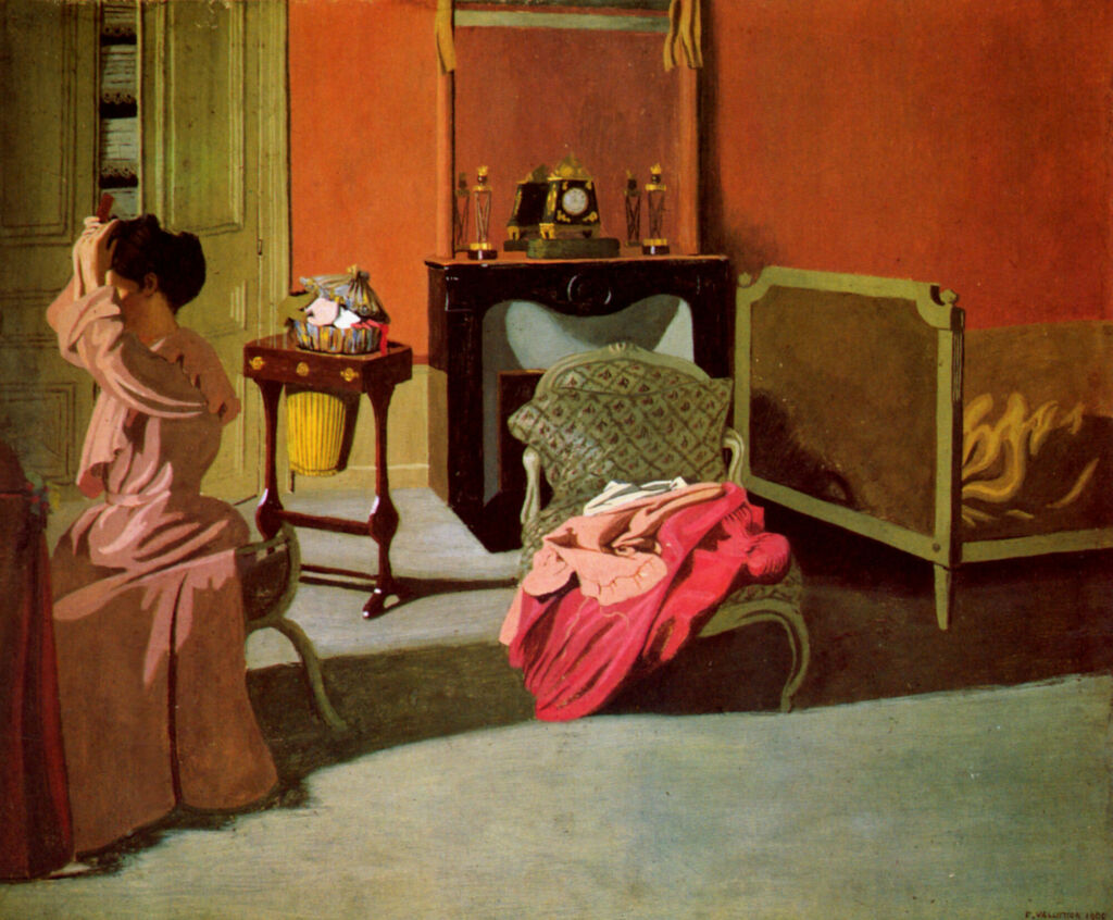 Félix Vallotton, Woman Combing her Hair (1900) - Replikka.Art